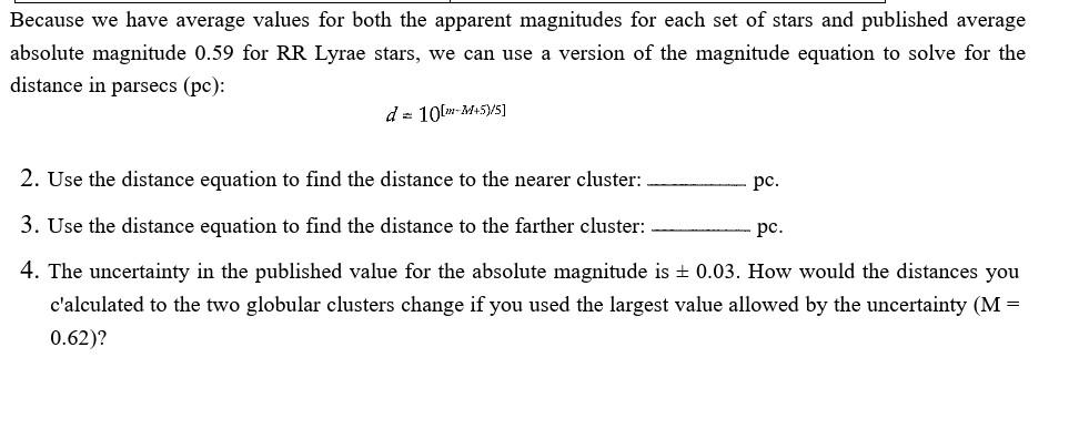 Solved Because we have average values for both the apparent | Chegg.com