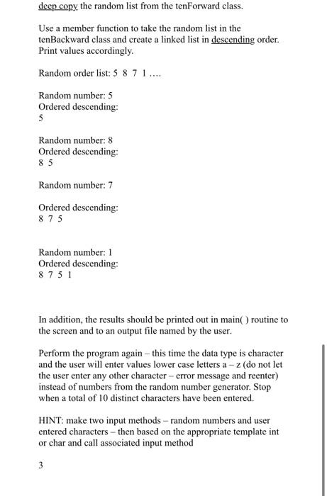 Solved occurrences. Write a template class, named | Chegg.com