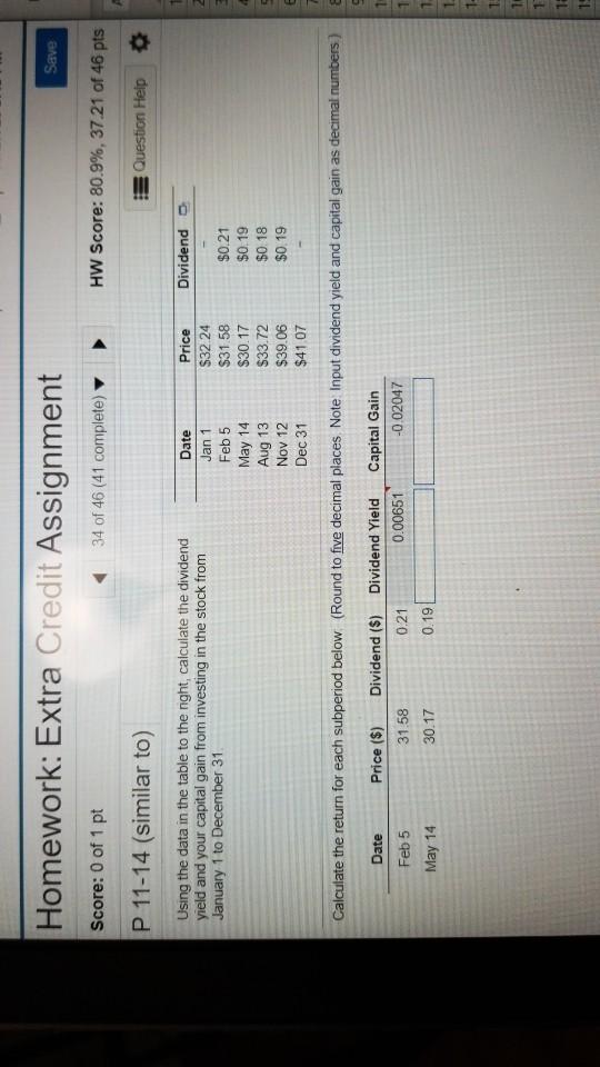 Solved Homework: Extra Credit Assignment Save Score: 0 of 1 | Chegg.com
