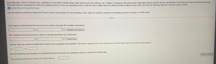 Kwa Power Hour operator shops Each she has to own | Chegg.com