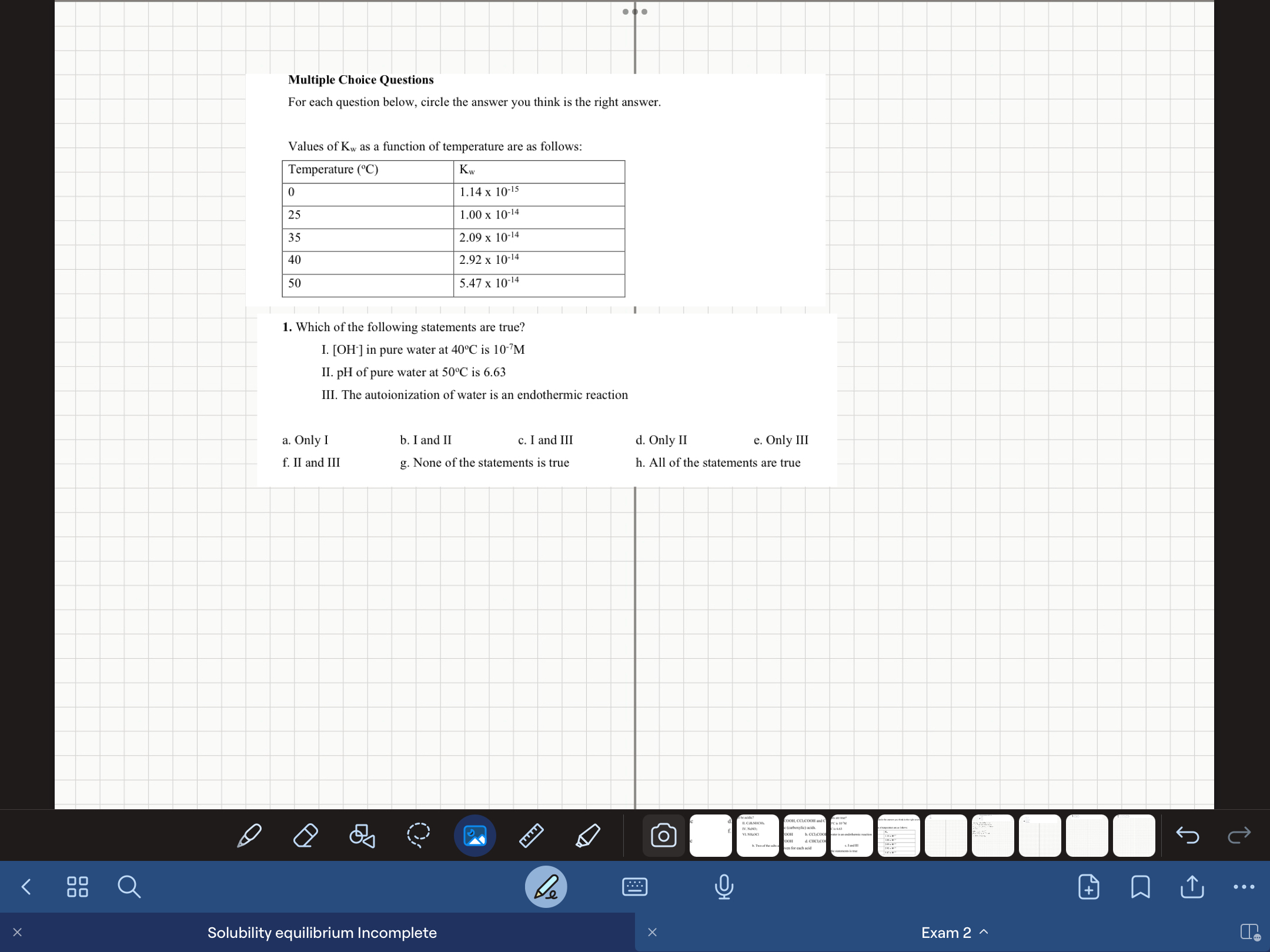 Solved Multiple Choice QuestionsFor each question below, | Chegg.com