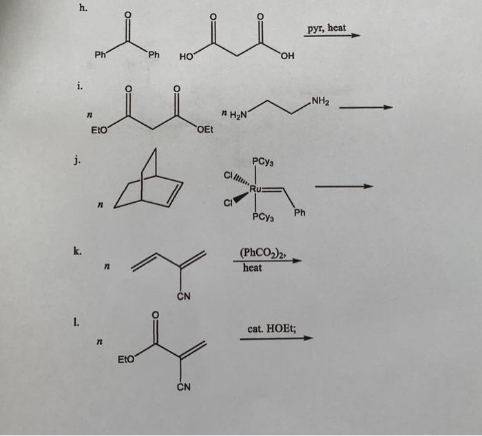 Solved if you could please provide the major product with | Chegg.com