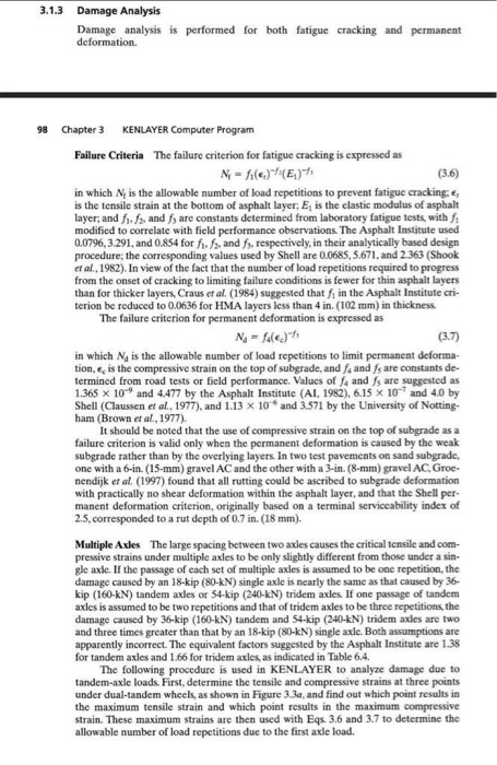 KENPAVE Non-linear Analysis Pavement foundation | Chegg.com