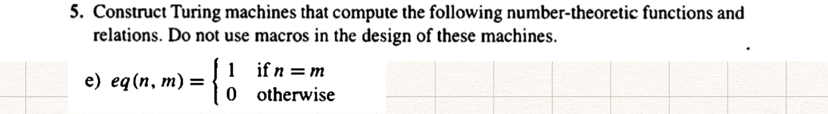 Solved Construct Turing machines that compute the following | Chegg.com