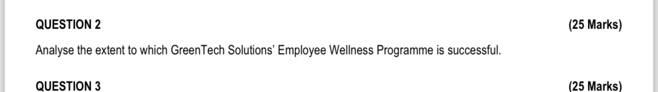 Solved QUESTION 2(25 ﻿Marks)Analyse the extent to which | Chegg.com
