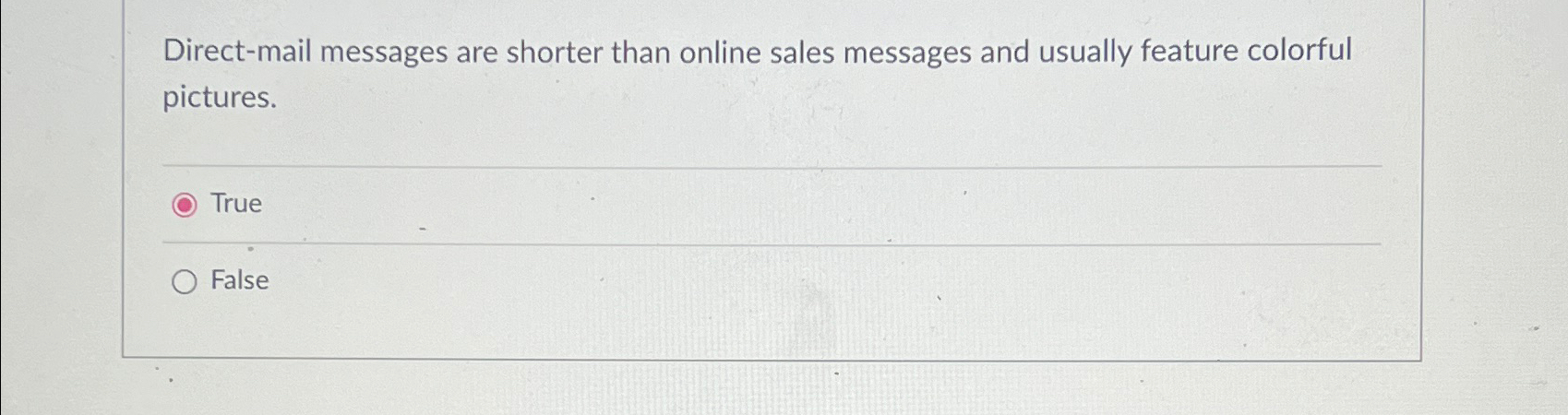Solved Direct-mail messages are shorter than online sales | Chegg.com