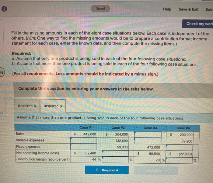Solved Saved Help Save & Exit Sub Check my world Fill in the | Chegg.com
