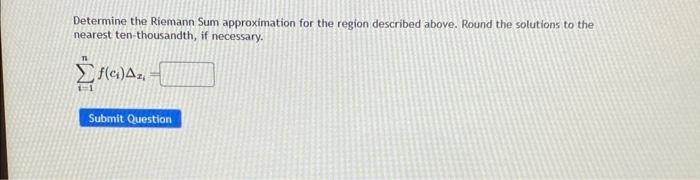 Solved The graph below depicts a finite Riemann Sum | Chegg.com