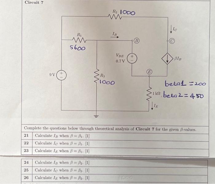 Solved Circuit 7 Complete the questions below through | Chegg.com