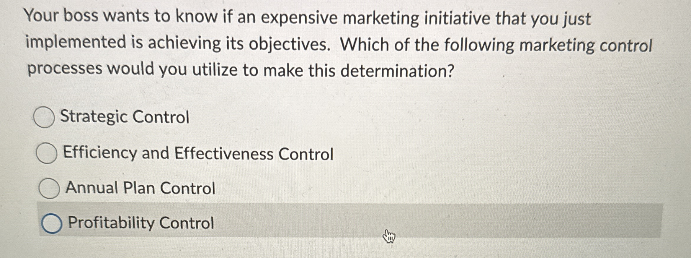 Solved Your boss wants to know if an expensive marketing | Chegg.com