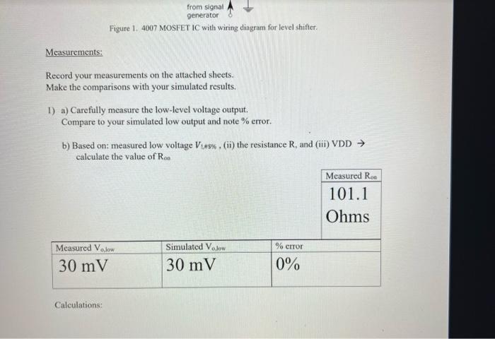 Solved LAB3 mad sional)Lab 3: NMOS level shifter You will | Chegg.com