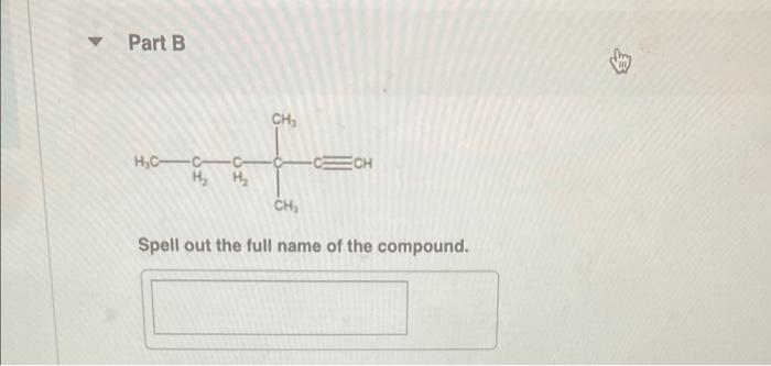Solved Part A CH3-C=C-CH3 Spell out the full name of the | Chegg.com