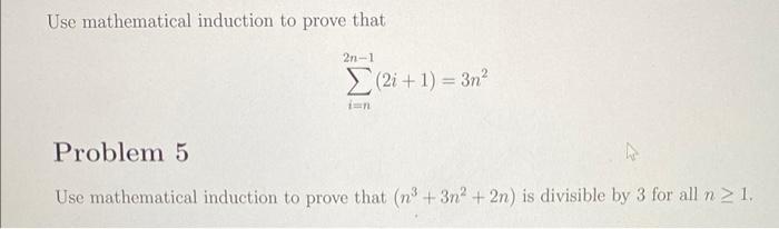 Solved Use mathematical induction to prove that | Chegg.com