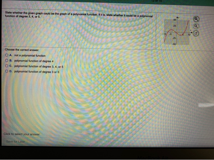 Solved . State whether the given graph could be the graph of | Chegg.com