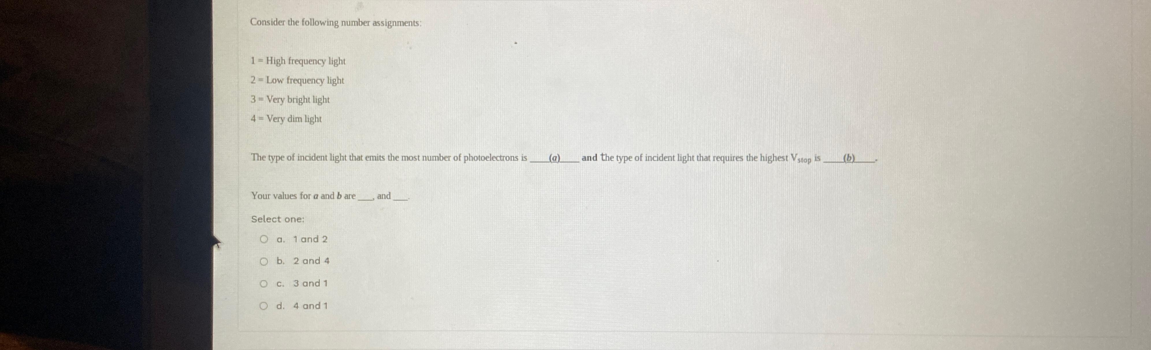 Solved Consider the following number assignments:1 = ﻿High | Chegg.com