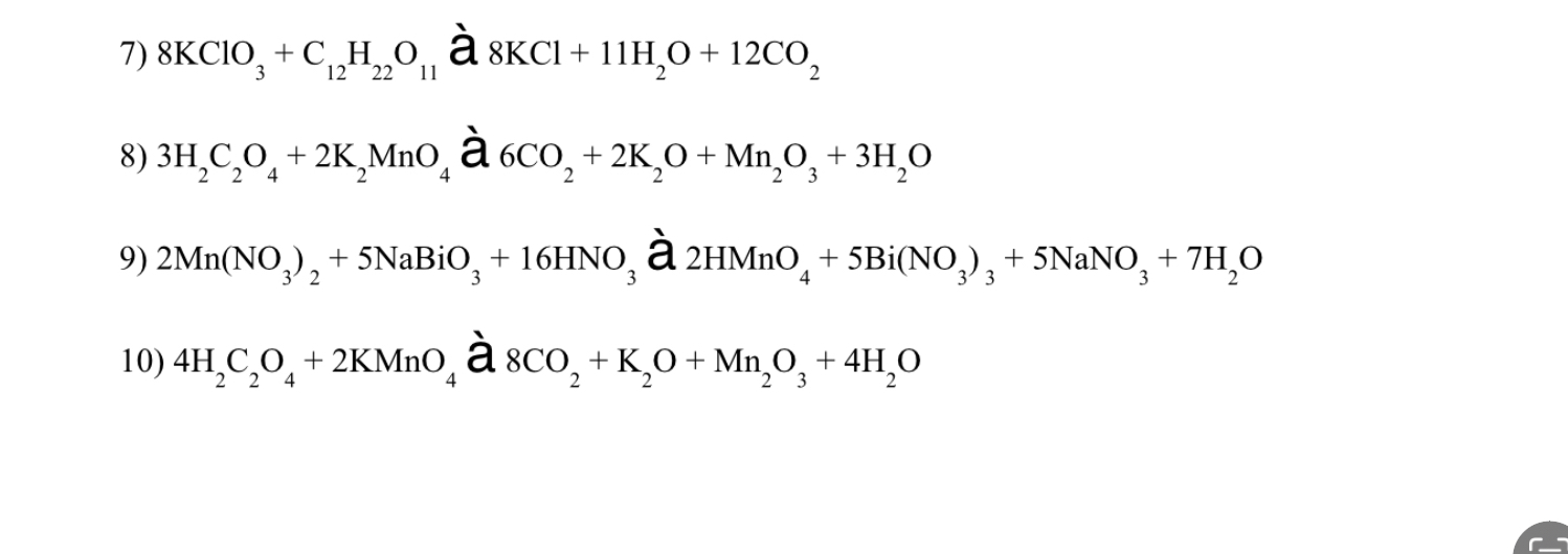 Solved For each reaction below, identify the atom oxidized, | Chegg.com