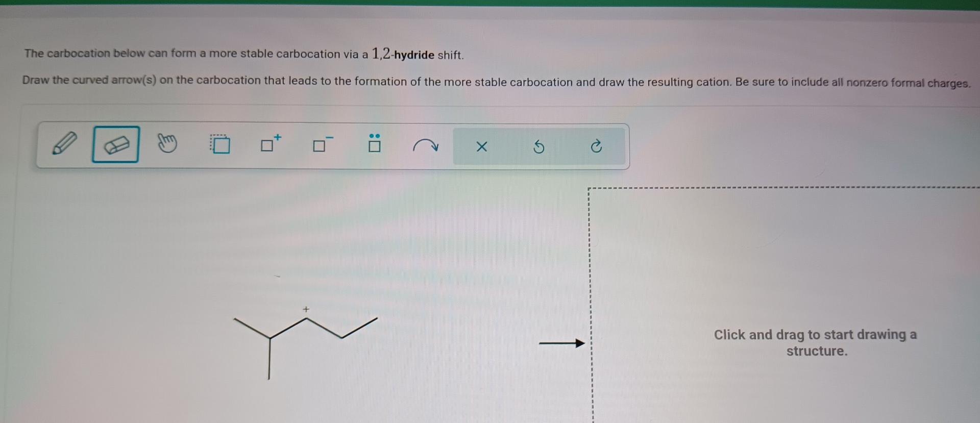 Solved The carbocation below can form a more stable | Chegg.com Solved The carbocation below can form a more stable | Chegg.com