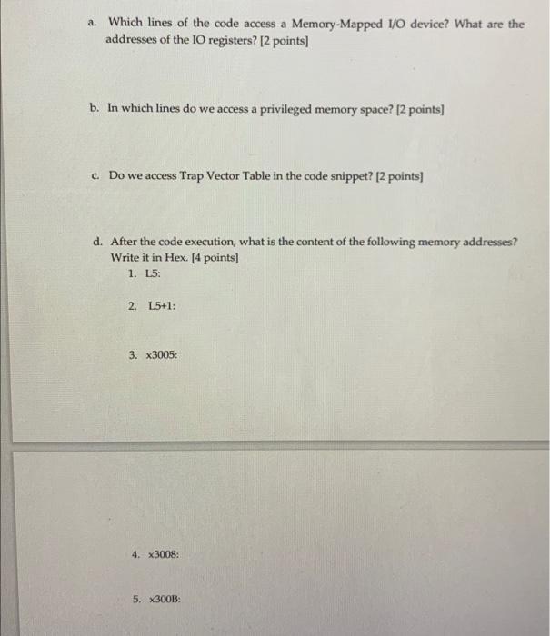 Solved 11. Consider the following address space and the | Chegg.com