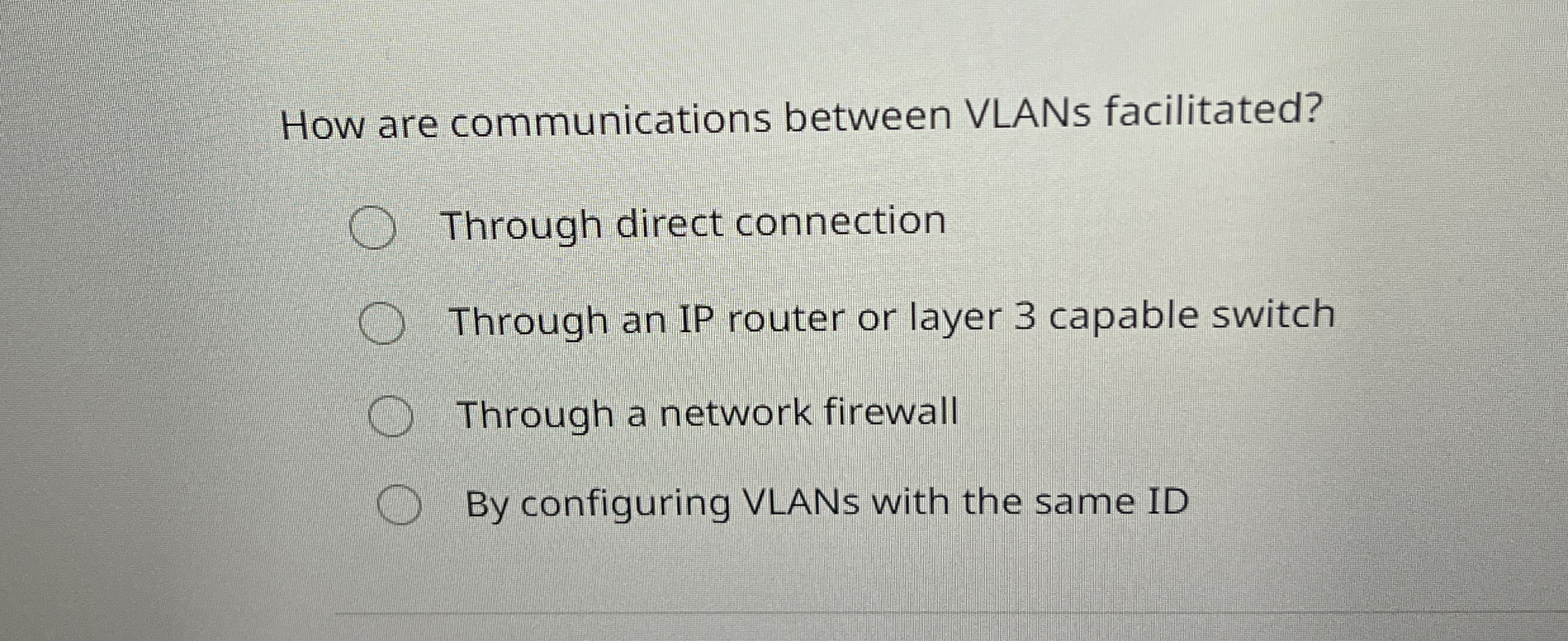 Solved How are communications between VLANs | Chegg.com
