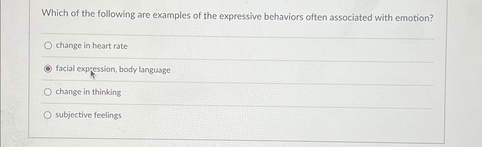 Solved Which of the following are examples of the expressive | Chegg.com