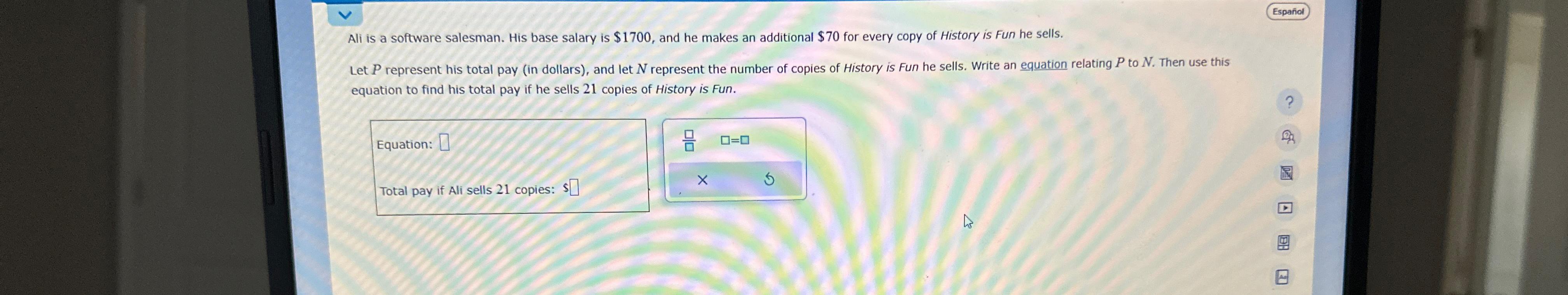 Solved Ali is a software salesman. His base salary is $1700, | Chegg.com