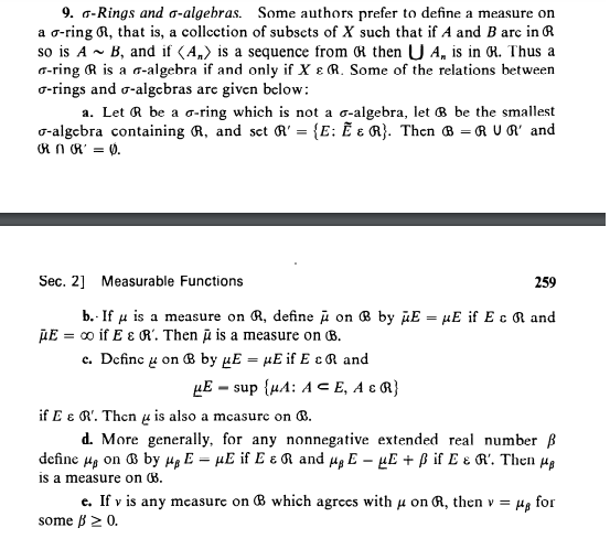 Solved σ-Rings and σ-algebras. Some authors prefer to define | Chegg.com