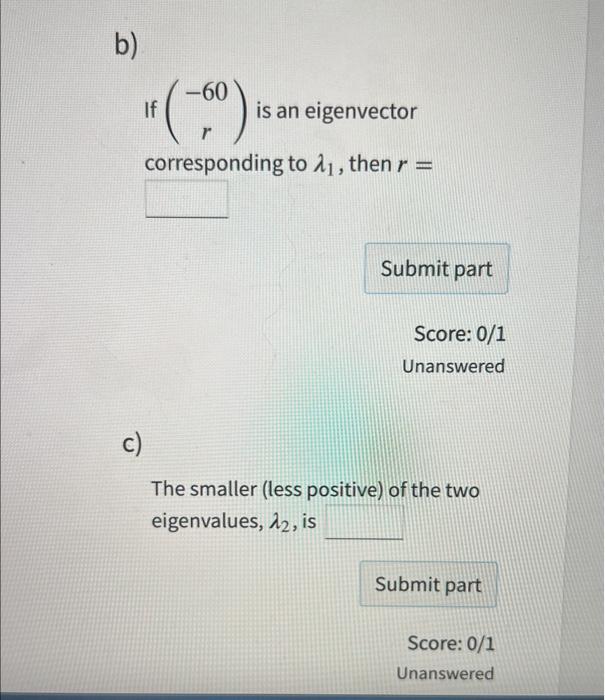 Solved Find the eigenvalues and corresponding eigenvectors | Chegg.com