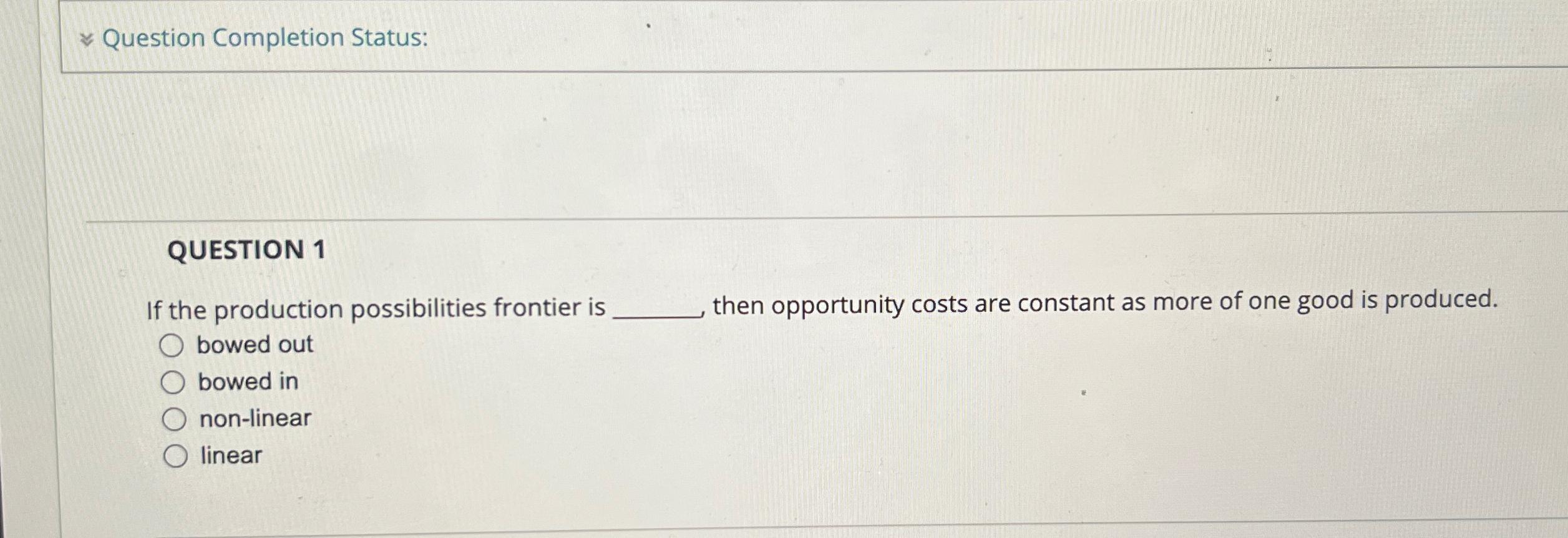 Solved Question Completion Status:QUESTION 1If the | Chegg.com