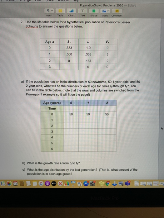 Solved T Text Insert Table Chart Shape Media Comment | Chegg.com