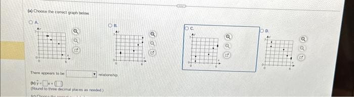 Solved (a) Draw a scatter diagram. Comment on the type of | Chegg.com