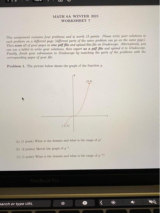 Solved MATH 6A WINTER 2021 WORKSHEET 7 This assignment | Chegg.com