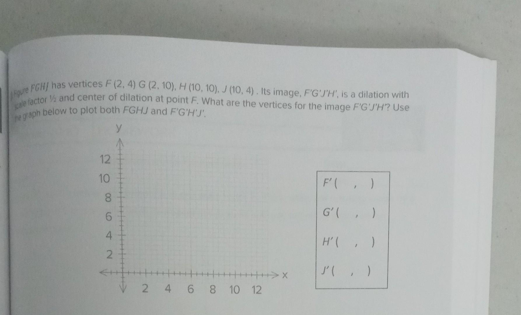 Solved ggire FGHi) has vertices | Chegg.com