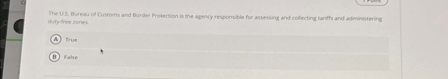 Solved The U.S. ﻿Bureau of Customs and Border Protection is | Chegg.com