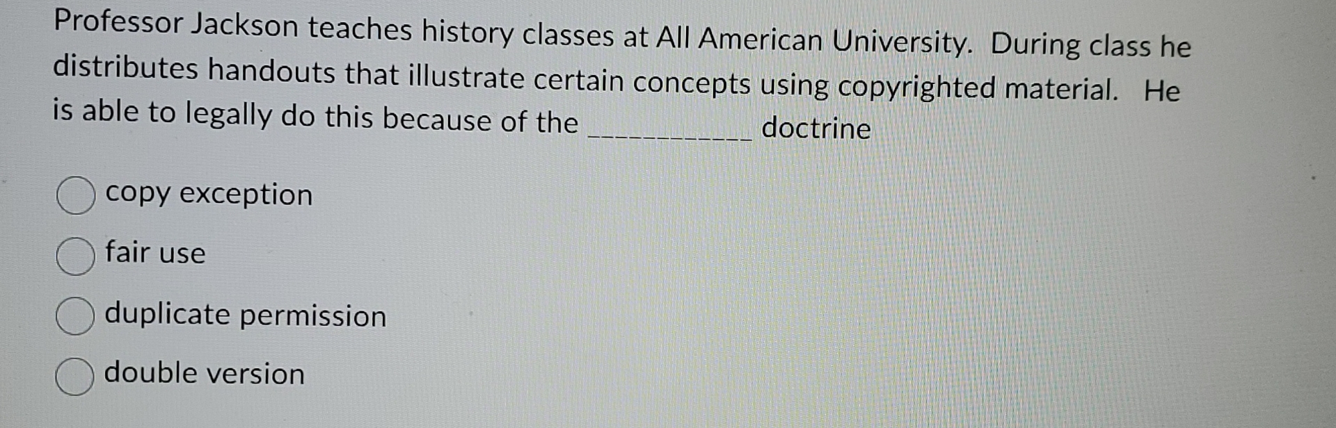 Solved Professor Jackson teaches history classes at All | Chegg.com