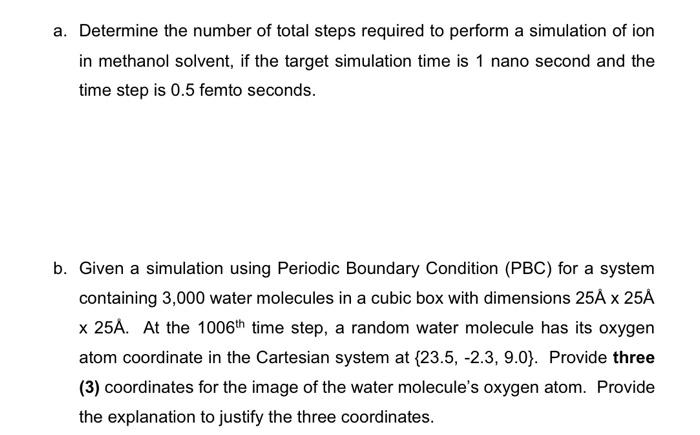 Solved a. Determine the number of total steps required to | Chegg.com