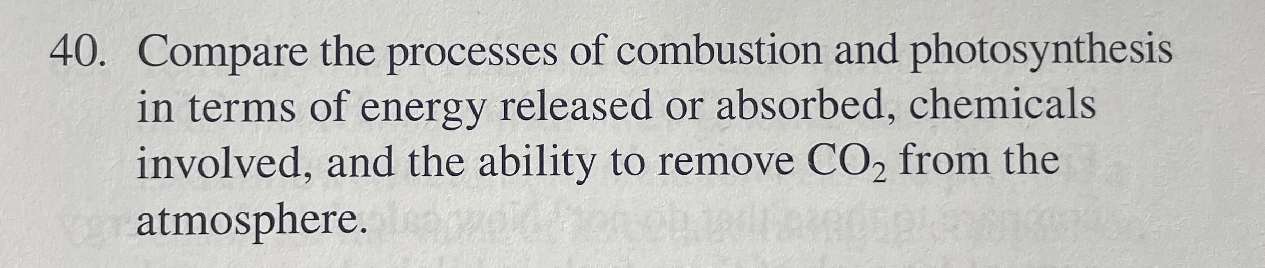 Solved Compare the processes of combustion and | Chegg.com