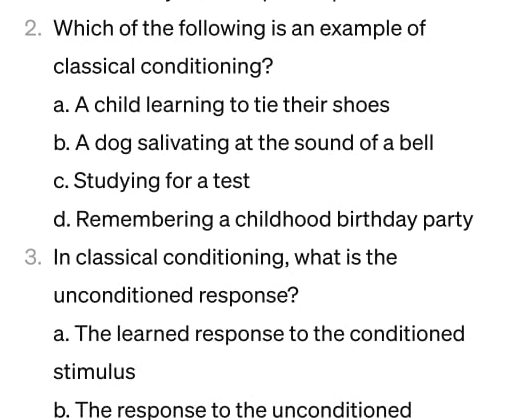 Solved Which of the following is an example of classical | Chegg.com