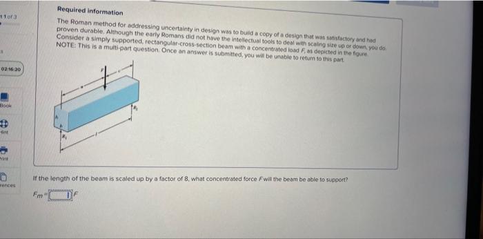 Solved Required information The Roman method for addressing | Chegg.com
