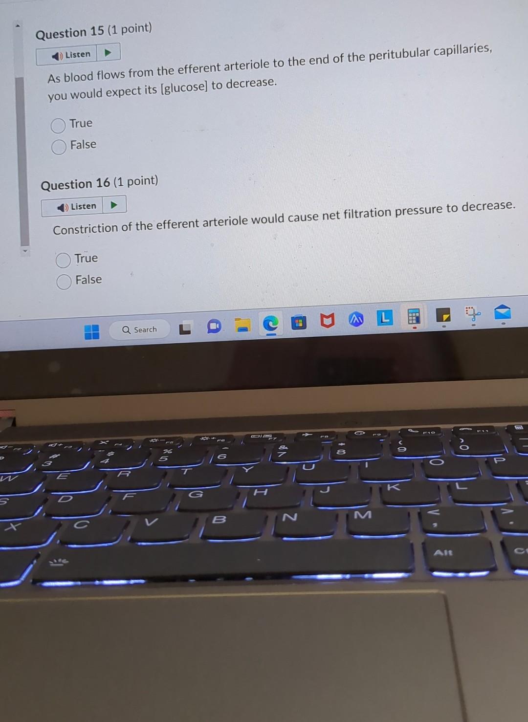 Solved As blood flows from the efferent arteriole to the end | Chegg.com