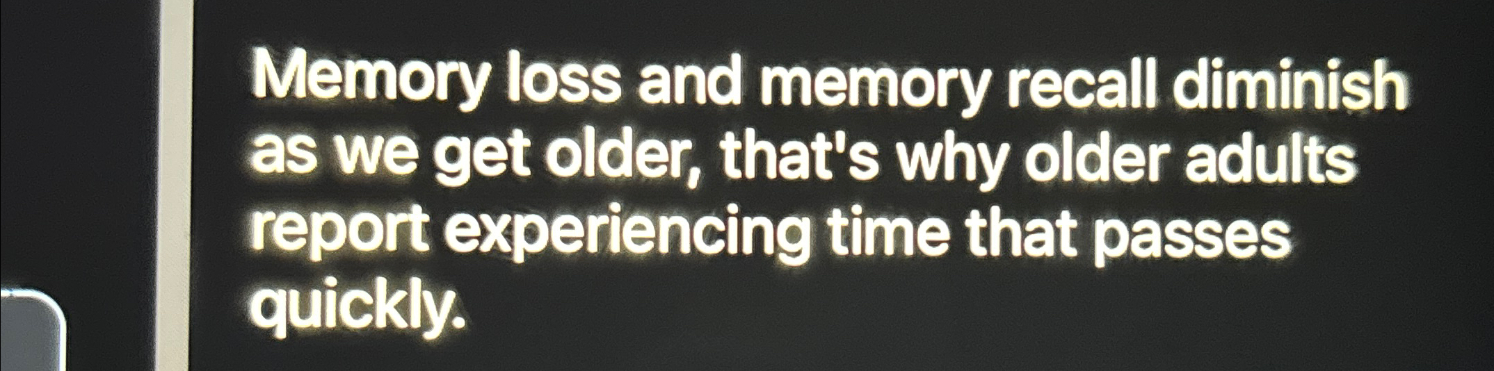 Solved Memory loss and memory recall diminish as we get | Chegg.com