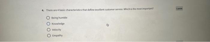 Solved 4. There are 4 basic characteristics that define | Chegg.com