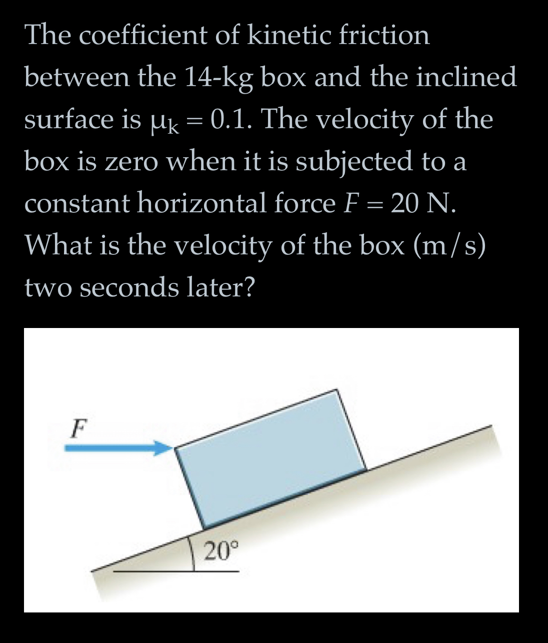 Solved The coefficient of kinetic friction between the 14-kg | Chegg.com