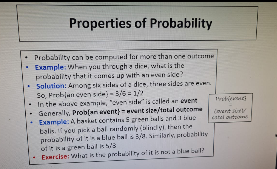 Solved Properties of Probability . Probability can be | Chegg.com