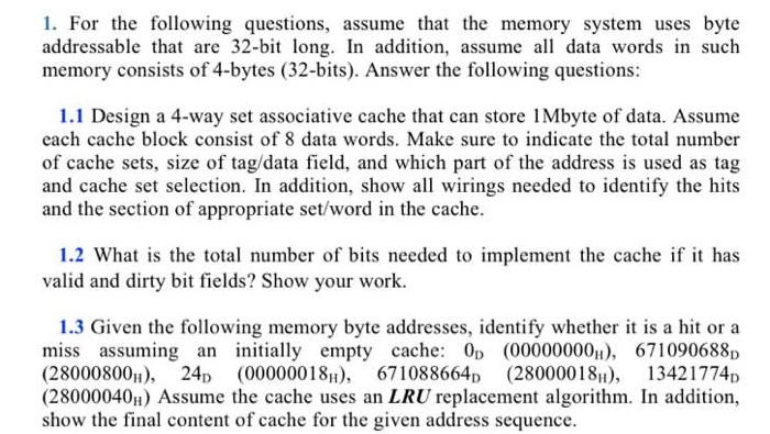 Solved solve part 1.3 only in details please also make sure | Chegg.com