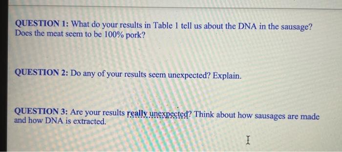 Table 1: Complete table using BLAST results Score: 10 | Chegg.com Table 1: Complete table using BLAST results Score: 10 | Chegg.com