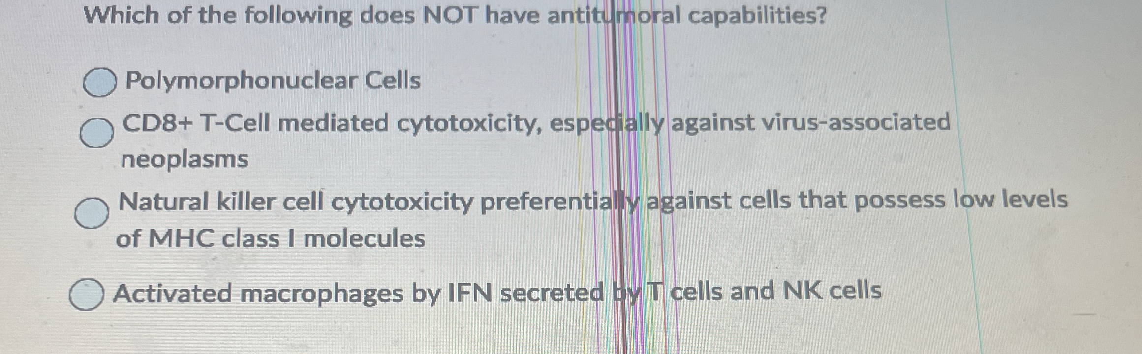 Solved Which of the following does NOT have antitymoral | Chegg.com
