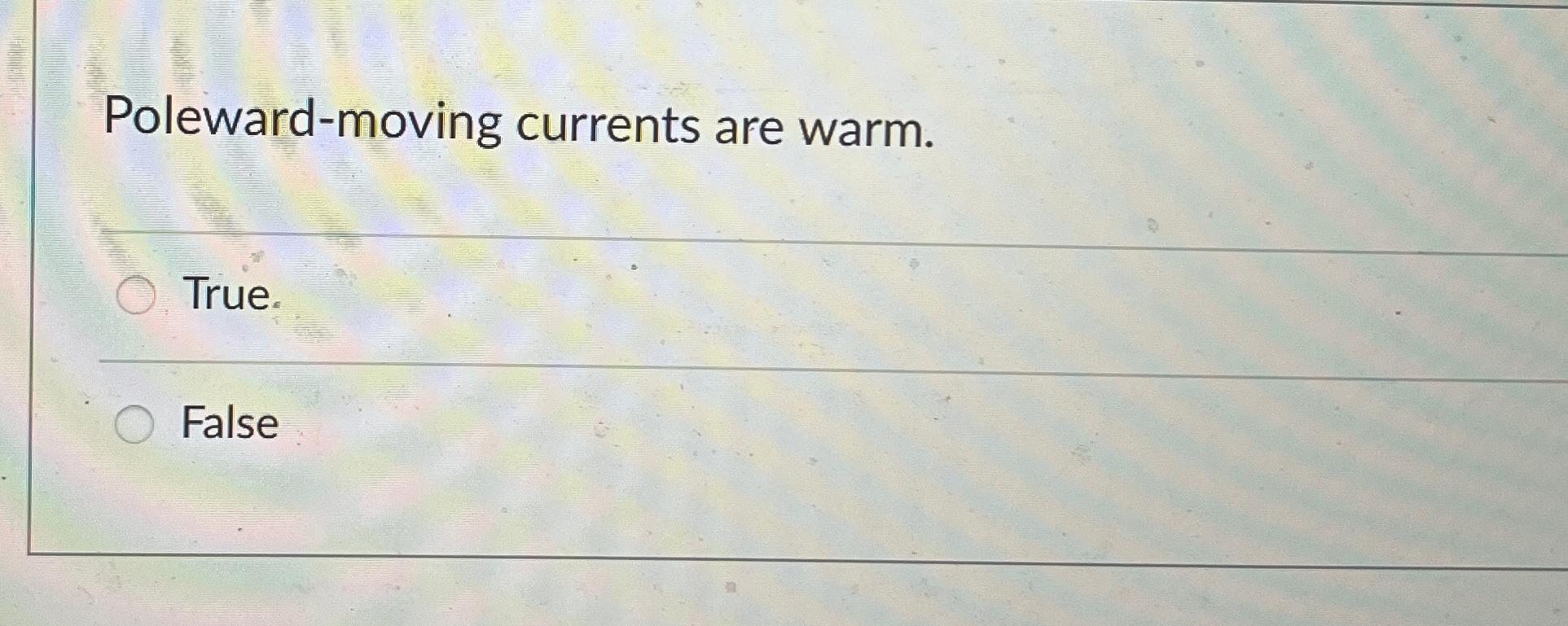 Solved Poleward-moving currents are | Chegg.com