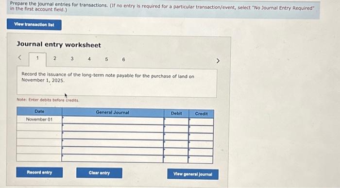 Solved Prepare the journal entries for transactions. (If no | Chegg.com