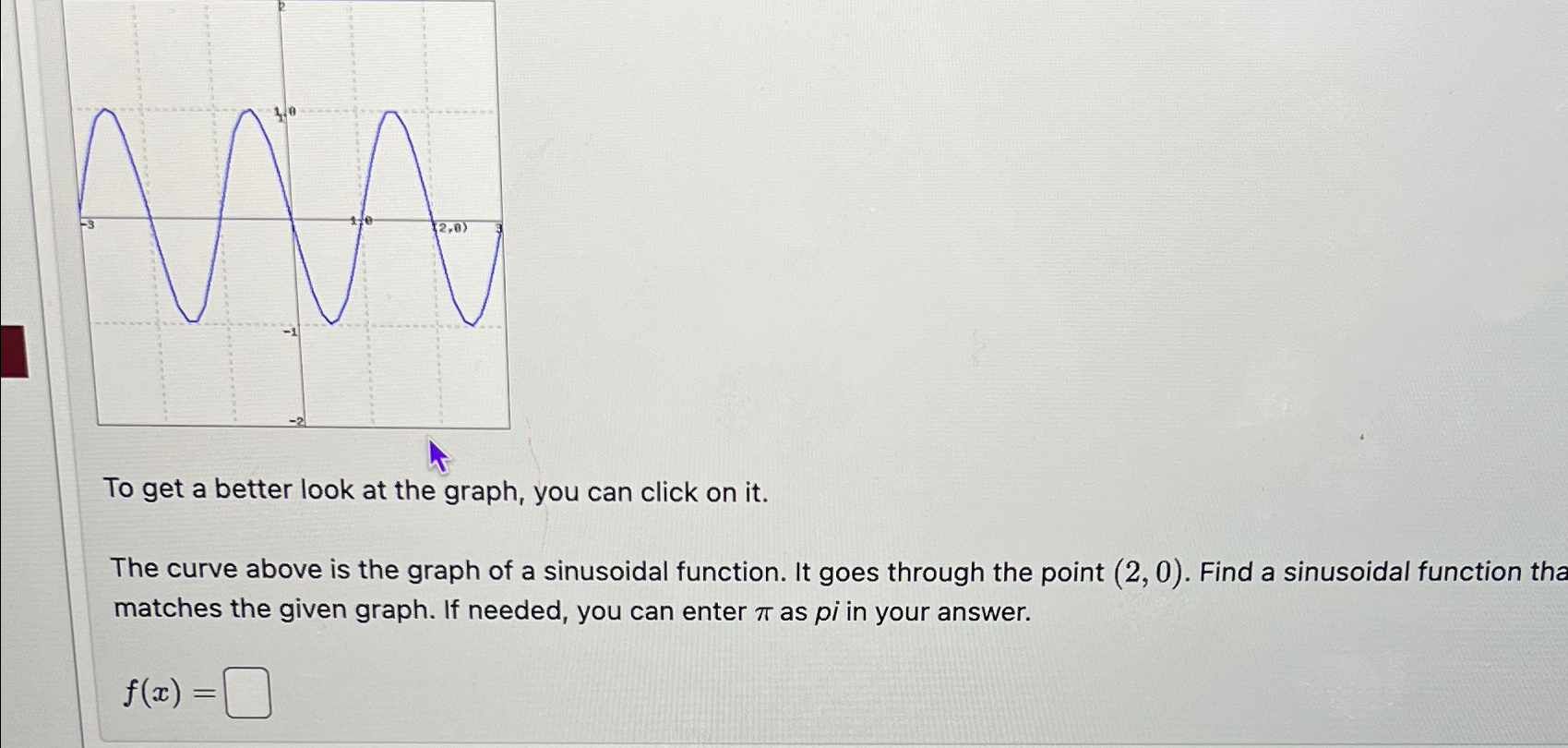 Solved To get a better look at the graph, you can click on | Chegg.com