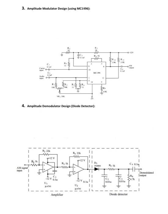 Solved setting up a simulation circuit via MULTİSİMAmplitude | Chegg.com